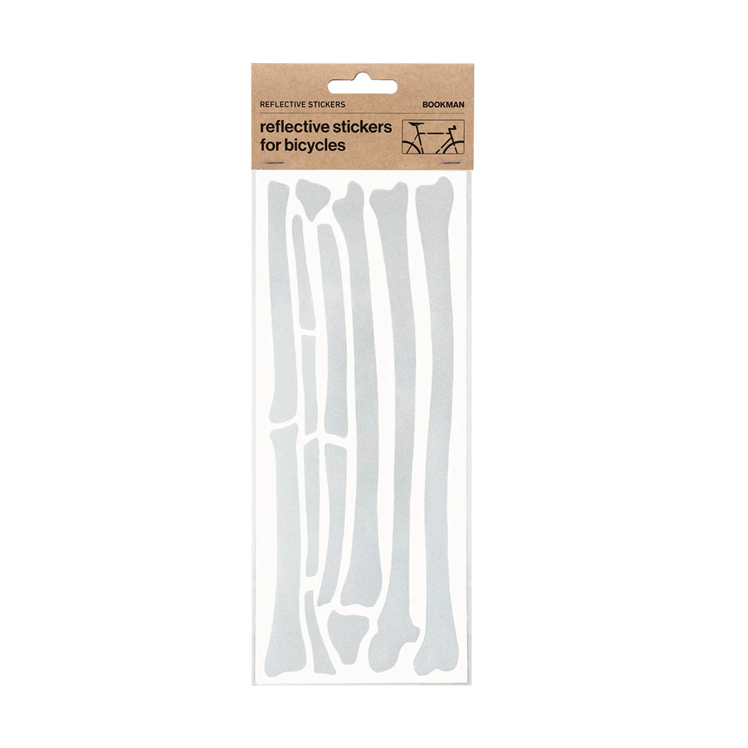 Bookman Reflective Bone Stickers - White – King's Workshop®